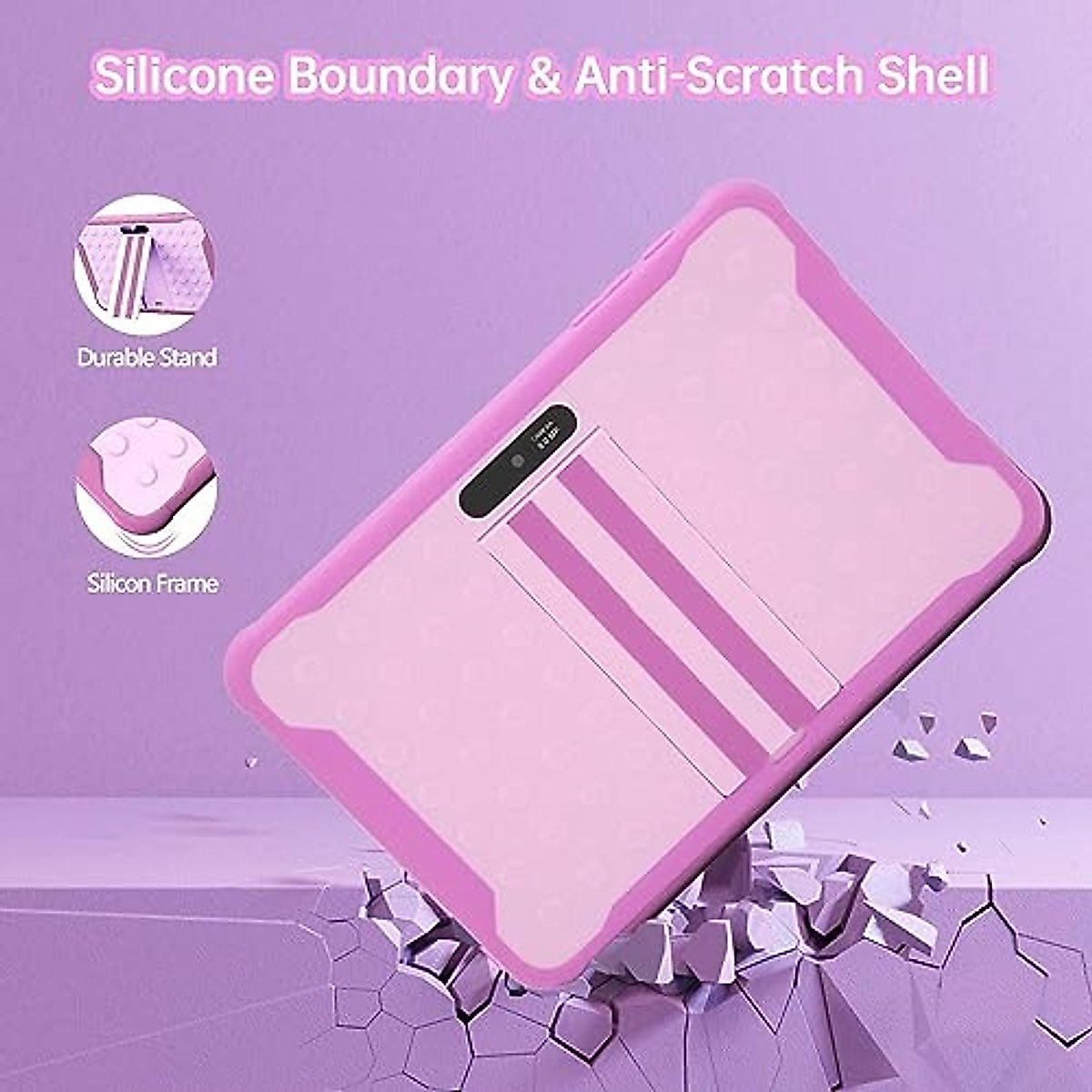 Tablet Android 10 Inch Tablets, 32GB ROM 512GB Expandable, 6000mah Battery, Quad Core Processor 1.3GHz, 2GB RAM Tableta, 2MP 8MP Camera WiFi Android (US Plug)