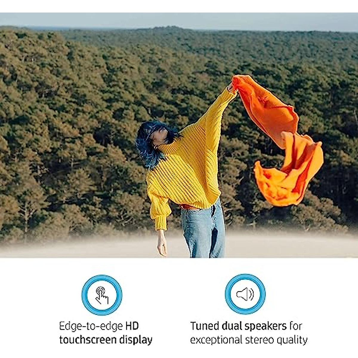 HP Newest X360 14 2-in-1 Chromebook 14" HD Touchscreen Laptop, Intel Celeron N4120 proscessor, 4GB DDR4 RAM, 128GB Space(64GB eMMC+64GB USB), WiFi, Webcam, USB Type-C, Chrome OS, Forest Teal JVQ MP