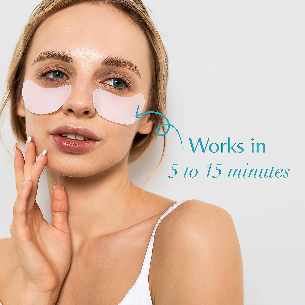 Talika Bio Enzymes Eye Patch - Instant Ultra-Moisturising Under Eye Patches for Adults - Eye Mask For Dark Circles Tired Eyes & Puffiness - Single Pair Under Eye Mask