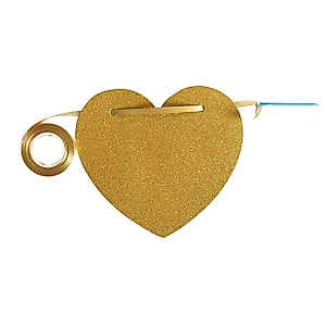 Gold 16 Year Loved Banner, Gold Glitter Happy 16th Birthday Party Decorations, Supplies