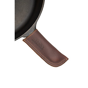Andean Leather, Leather Cast Iron Handle Cover, Skillet Handle Cover, Cast Iron Pan Handle Covers, Full Grain Leather, Handmade