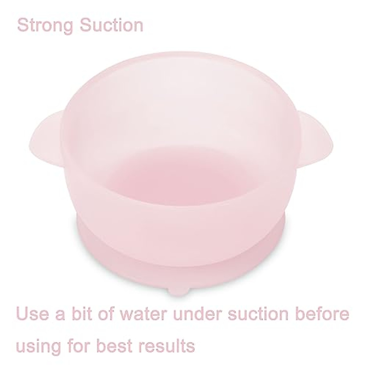 PandaEar Silicone Baby Utensils Set - Baby Bowl with Suction, Tiny Toddler Cup, and Self-Feeding Spoon Fork - Baby-Led Weaning Supplies for First Stage Infants (6 Months+)