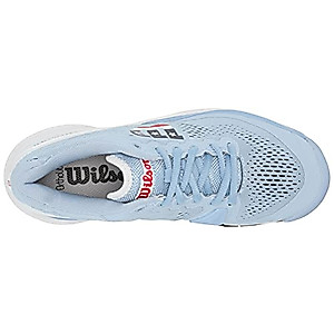 Wilson Women's Rush PRO 3.0 PB W Pickleball Shoe, CHAMBRY BLUEW/White/Outerspace, 6