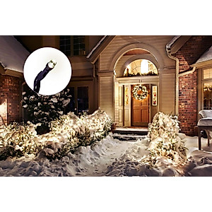 ORA LED Solar Powered String Lights, 200 LED’s, 112 ft., Waterproof, Dusk/Dawn Sensor, Perfect for Holiday, Christmas, Indoors, Outdoors, Home, Garden, Lawn, Patio, Wedding, Decorative Landscape