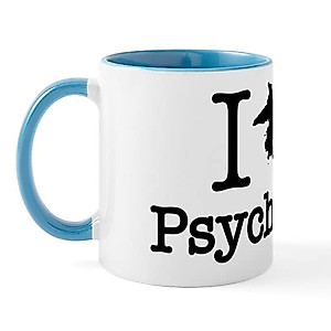 CafePress I Heart (Rorschach Inkblot) Psychology Mugs Ceramic Coffee Mug, Tea Cup 11 oz