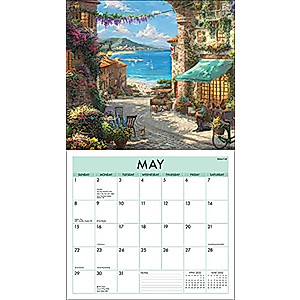 Thomas Kinkade Studios 2022 Deluxe Wall Calendar
