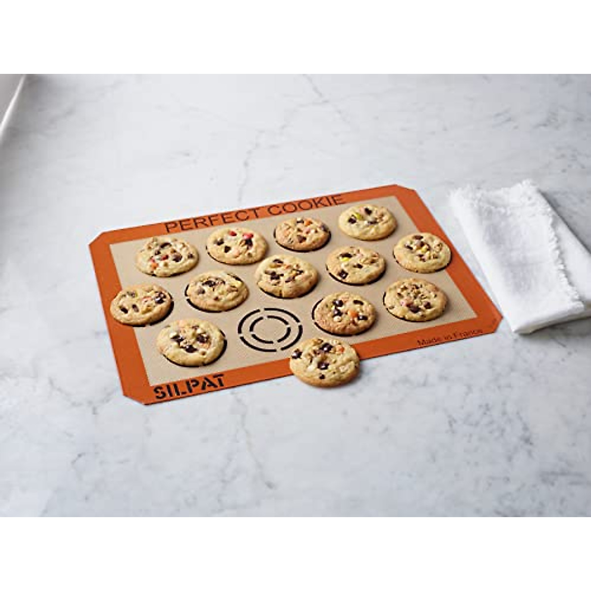 Silpat The Original Perfect Cookie Non-Stick Silicone Baking Mat, 11-5/8" x 16-1/2"