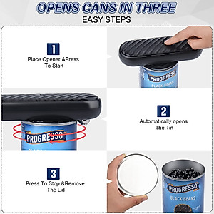 Duyiho Rechargeable Electric Can Opener, Removable and Replaceable Blade, Smooth Edge, Automatic Can Opener for Kitchen Arthritis and Seniors, Best Kitchen Gadget for Almost Size Can…