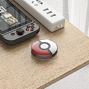 NUHFUFA Clear Protective Case for Pokemon GO Plus+ 2023, PC Crystal Cover Case with Hand Strap Sturdy and Anti-Fall Compatible with Pokemon GO Accessories