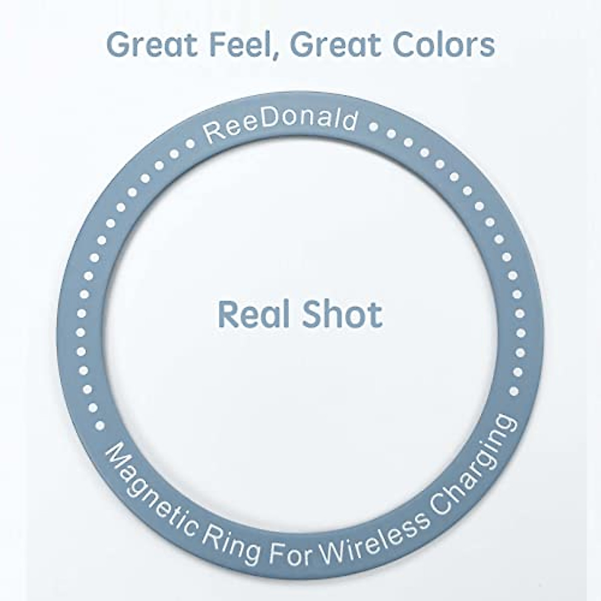 Reedonald Magnetic Rings 3Pack,Universal Metal Magnet for Wireless MagSafe Charge