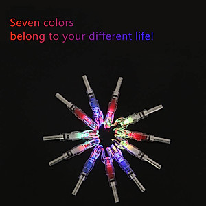 ATTEASAY 19PCS X Lighted Nocks for Arrows with .244" Inside Diameter with, High-Visibility LED Arrow Nocks, Screwdriver Included