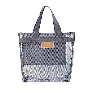 JIANWEI Mesh Shower Caddy, Portable Lightweight Storage Bag Quick Dry Shower Caddy Tote Travel Bathroom Clothes Organizer College Dorm Room Essentials Perfect For Gym, Swimming