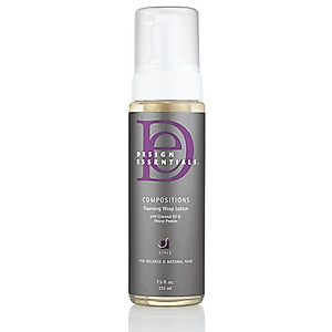 Design Essentials Compositions Foaming Wrap Lotion for Relaxed & Natural Hair, 7.5 Ounce