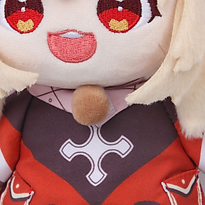 MORROWIND Klee Plush Doll Toy Stuffed Plushie Figure for Kids Girls Game Fans (RED, 20cm/7.87inch)