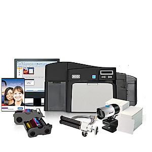 Fargo DTC4250e Dual Side ID Card Printer with Magnetic Stripe Encoding - 52110