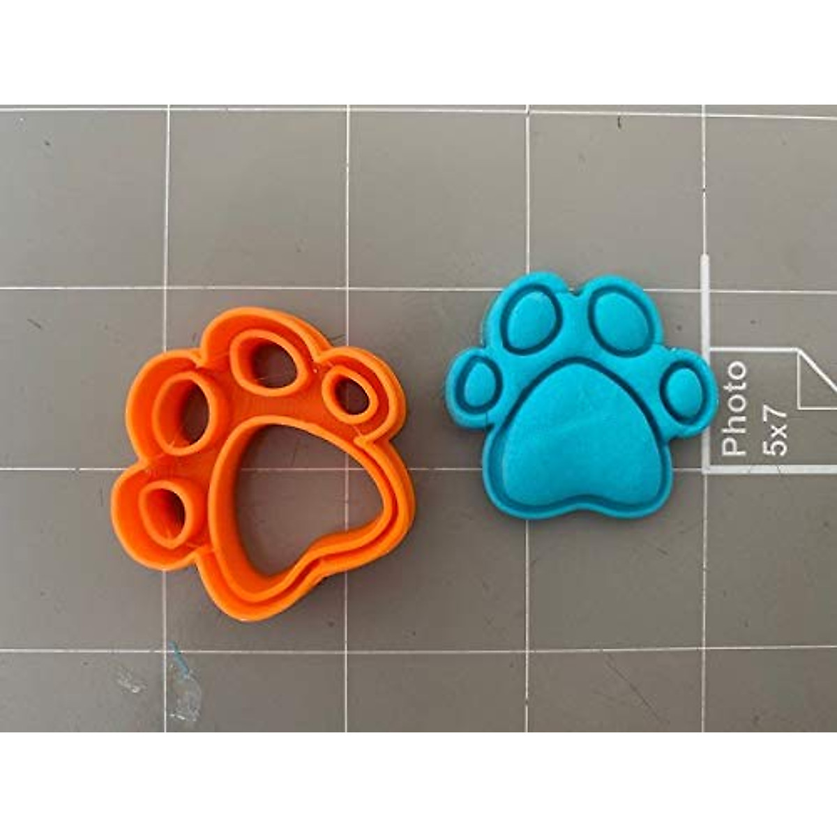 Dog Paw Cookie Cutter Style Set of 3