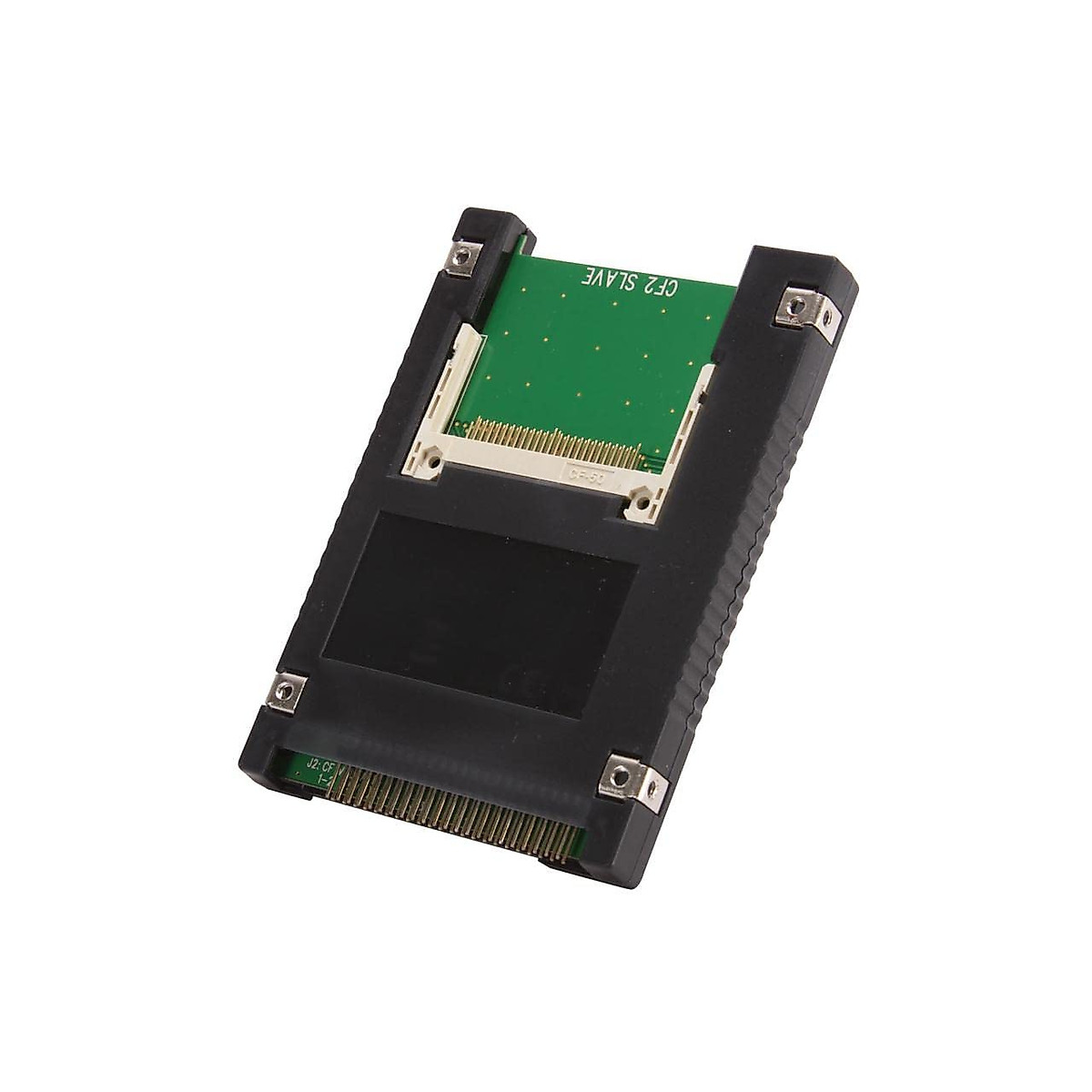 Syba Dual Compact Flash CF to 44 Pin IDE/PATA 2.5" Adapter Enclosure, Black SD-ADA45006