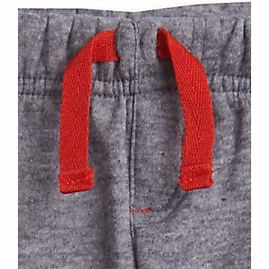Sesame Street Elmo Toddler Boys Fleece Pullover Hoodie & Jogger Pants Set Red/Gray 5T