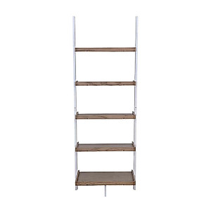 Convenience Concepts American Heritage Bookshelf Ladder, Driftwood/White