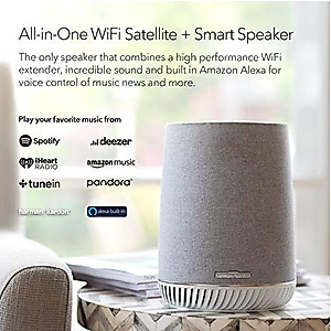 NETGEAR Orbi Voice Smart Speaker & WiFi Mesh Extender with Amazon Alexa (RBS40V) - Discontinued by Manufacturer