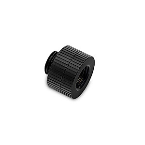 EKWB EK-Quantum Torque 14mm Rotary Male to Female Extender Fitting, Black