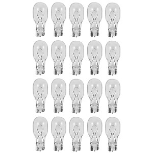 ETOPLIGHTING 20 pcs of 12 Volts 7W 7 Watt T5 Replacement Wedge Bulb, Long Life, 20XT5-12V-7W