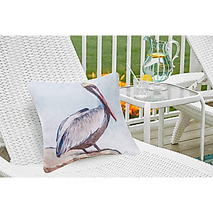 C&F Home Pelican by The Ocean Coastal Premium Indoor/Outdoor Pillow Patio Decor Decoration Accent Throw Pillow 18" x 18" Pelican
