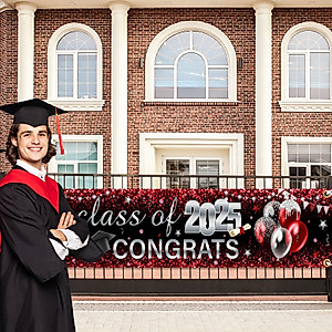 2023 Graduation Decorations-Class of 2023 Large Yard Sign Congrats Grad Banner Purple Decoration for Graduation Party Supplies(Purple)