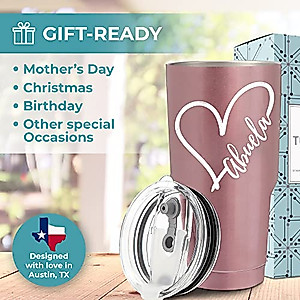 Abuela Tumbler 30oz, Gifts For Abuela Gifts From Grandchildren, Regalos Para Abuela Gifts In Spanish, Regalo Para Abuela En Español, Regalos Para Abuela En Español, La Mejor Abuela Mug Grandma