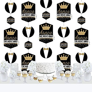 Big Dot of Happiness Prom - Prom Night Party DIY Dangler Backdrop - Hanging Vertical Decorations - 30 Pieces