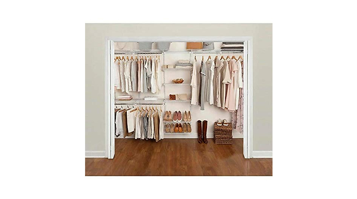 Rubbermaid FastTrack Closet Kit for Custom Organization