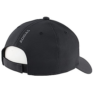 adidas Men's Decision Structured Low Crown Adjustable Fit Hat, Black/Onix Grey, One Size