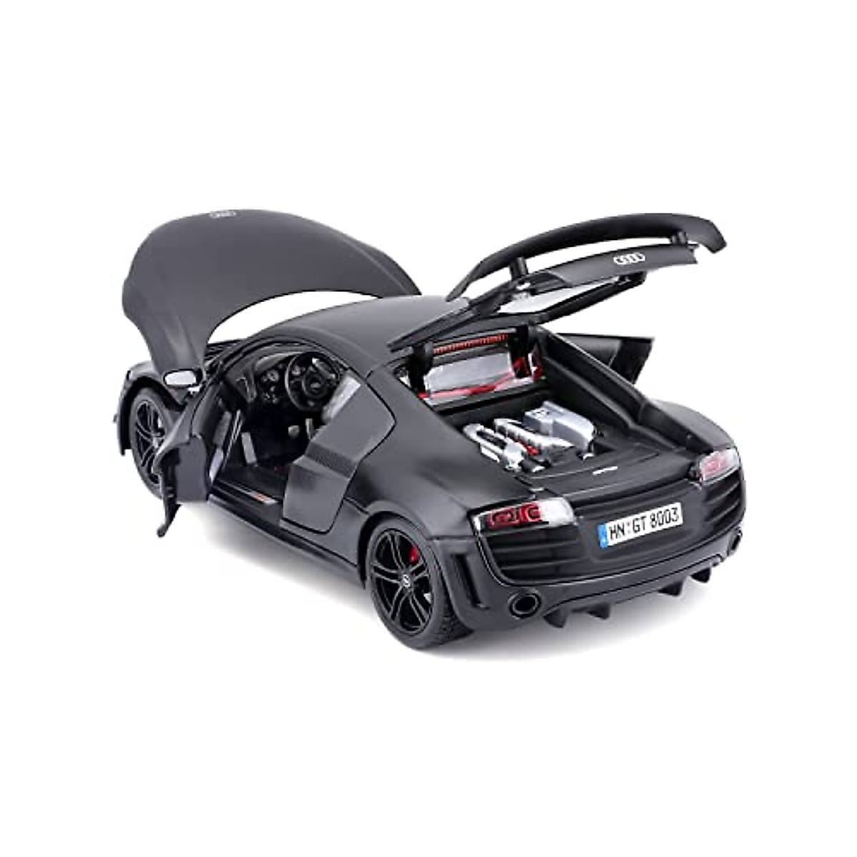 Maisto M31395 31395 1:18 Audi R8 GT, Black