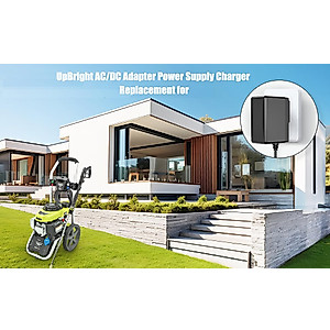 UpBright AC Adapter Compatible with Powerstroke Subaru EA190V Pressure Washer 3100 psi PS803155E PS8C310E Black Blue-Trim PS80555E 3200 PS906811P-H GX390 6800 8500 Power Generator RY803100 3000 RYOBI