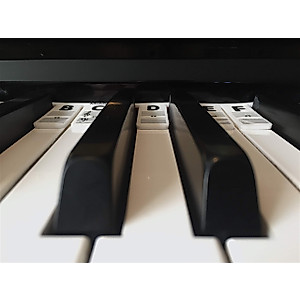 The Piano Rake (Piano Guide) | Learn Notes Instantly | Ultimate Accessory | Better Than Messy Stickers | Fits All Full-Size Key Pianos & Keyboards | 35 Key Length Shows Grand Stave