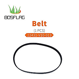 BOSFLAG 22431-V10-013 Drive Belt with 16950-ZM0-003 Fuel Shutoff Valve 98079-55846 Spark Plug Replaces Honda 22431-V10-003, 22431 V10 013, 22431 V10 003 for Honda HS520, HS520K1, HS720 Snowblowers