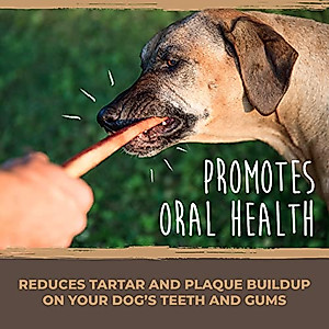 Mighty Paw Naturals Bully Sticks | All-Natural Protein-Rich Dog Chews from Grass-Fed Beef. Single-Ingredient Pet Treat for Dental Health. Keeps Chewers Busy