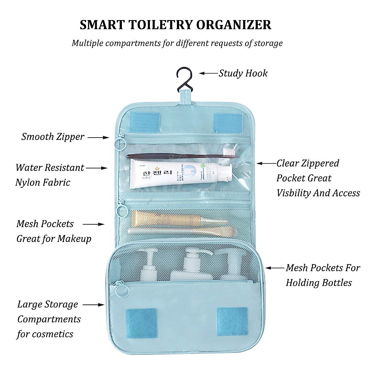 Belsmi 9 Set Packing Cubes with Shoe Bag - Compression Travel Luggage Organizer (9pcs Grey)