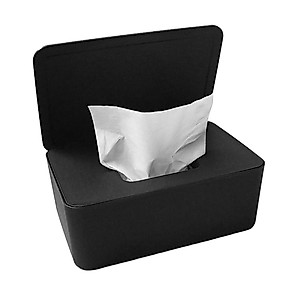 Gcroet Wet Wipe Box,Wet Wipe Dispenser Rectangular Wipe Container Baby Wipe Container Wipe Container with Sealing Design Lid for Home Office Wet Wipe Storage Box,Wipes Holder,Wet Wipes Box,Wipes.