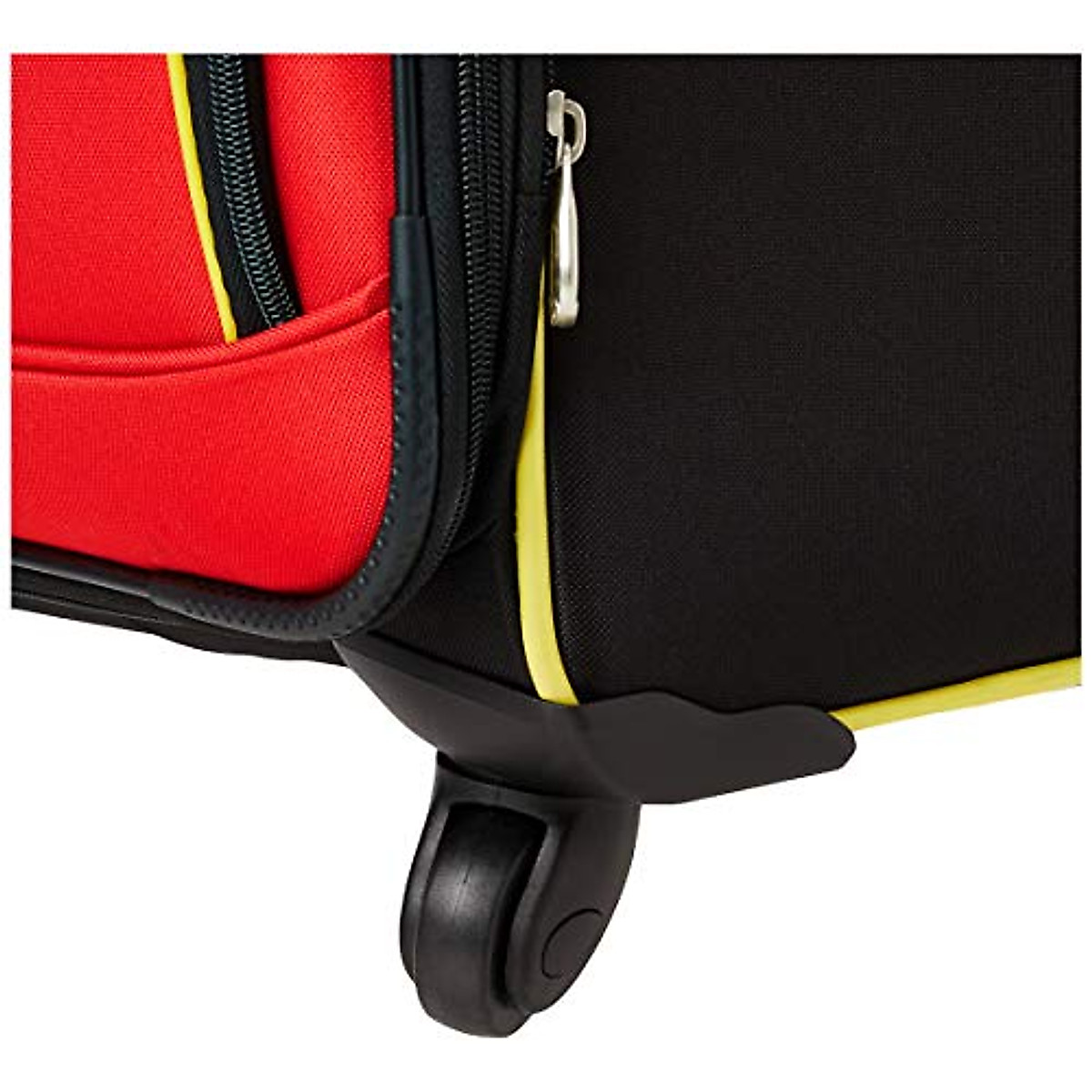 American Tourister Disney Softside Luggage with Spinner Wheels, Mickey Mouse Pants, Checked-Large 28-Inch