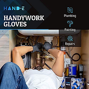 Black Nitrile Medical Gloves Disposable Medium 100 Count - Surgical Gloves Latex Free, Extra Thick 5 Mil Medical Exam Gloves, Powder Free