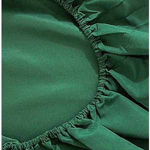 PY HOME & SPORTS Queen Bed Sheets Set 4 Piece 1800 Thread Count Green Bed Sheets Queen Set with 16" Deep Pocket Super Soft and Comforterble (Green, Queen)