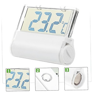 Happyyami 1pc Electronic Thermometer Fish Tank Thermometer Waterproof Thermometer Multi-Purpose Digital Thermometer Aquarium Temp Detector Fish Tank Accessory Fish Tank Temperature Meter