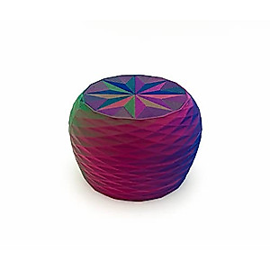 Matte RGB Tri-Color PLA 3D Printer Filament, Triple Color Coextrusion Matte Magic PLA Filament 1.75mm, Matte RGB PLA, Matte Red-Green-Blue Tri-Color Filament, 1kg/2.2lbs