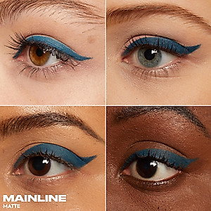 URBAN DECAY 24/7 Glide-On Waterproof Eyeliner Pencil (Mainline -Blue Matte), Smudge-Proof, Transfer-proof, Long-lasting Colored Eye Liners, Hydrating Vitamin E, Cruelty-free - 0.04 oz