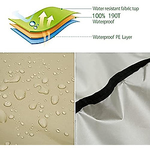 KFJZGZZ Swing Canopy Replacement Porch Top Cover,Universal Garden Swing Seat Canopy Replacement Waterproof 2 & 3 Seater Outdoor Patio Hammock Cover Sun Shelters UV Protection