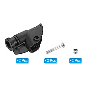 PATIKIL Lounge Chair Seat Latch Hinge, 1 Set Fixed Catch Lock and Release for Recliner Beach Lounge Chair Anti Gravity Foldable Reclining Chair, Black