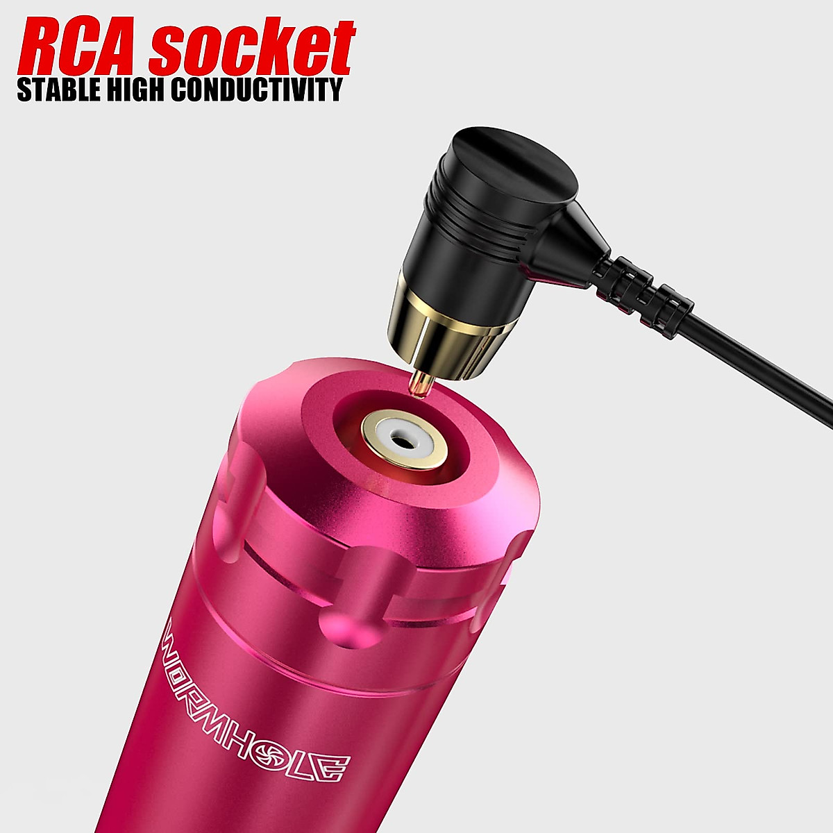 Tattoo Kit, Wormhole Tattoo Machine Kit Tattoo Gun Kit Cartridge Needles Tattoo Pen Kit for Beginners Rotary Tattoo Machine Pen Kit Complete Tattoo Kit Tattoo Supplies WTK104