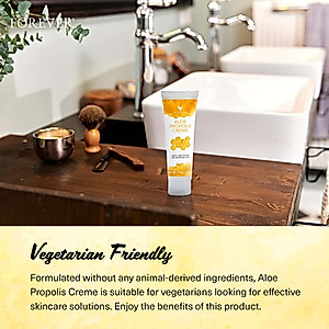 Forever Living - Aloe Propolis Creme - Skin Nourishment with Aloe Vera and Bee Propolis - Moisturizing Cream with Vitamins A, E & C - 4 oz (2 Pack)