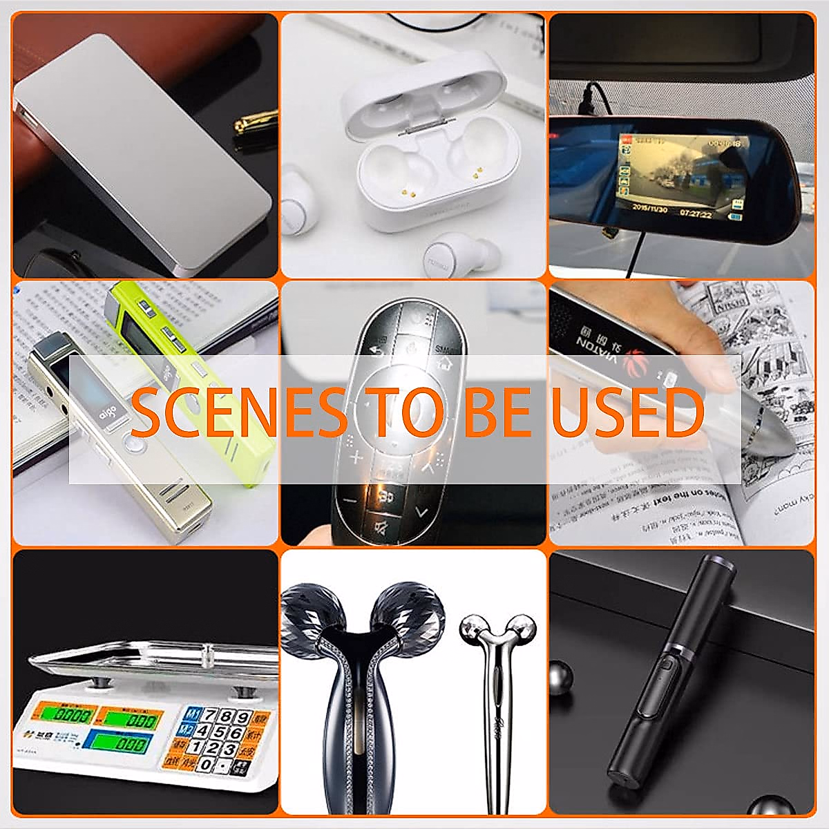 AKZYTUE 3.7V 104245 2000mAh Lithium Ion Polymer Batteries Rechargeable Lipo Battery Pack with PH2.0mm JST Connector